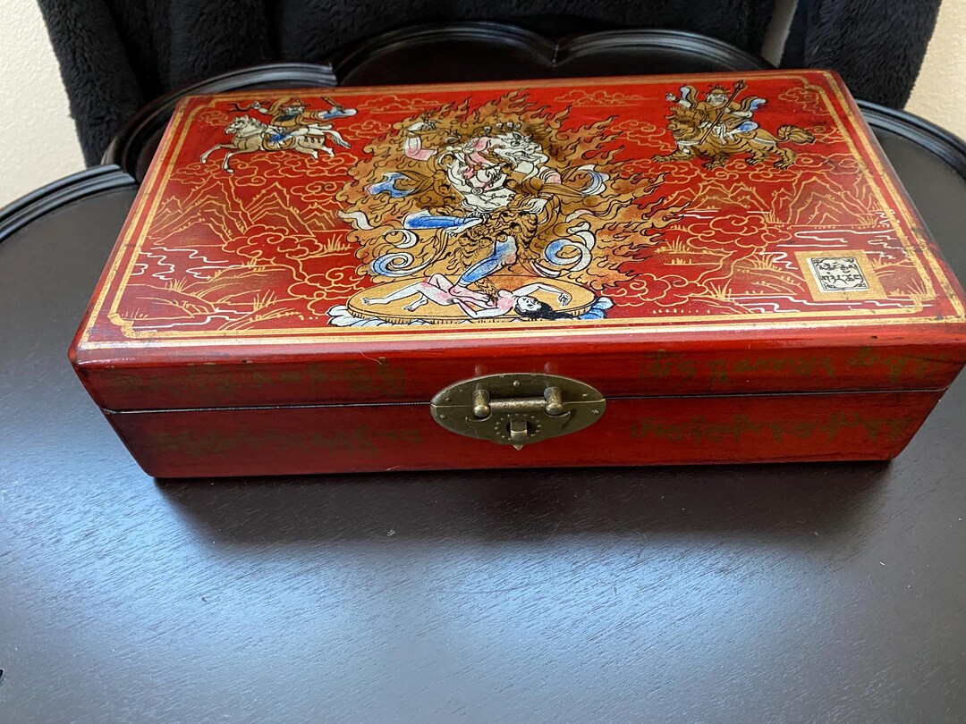 Leather Wrapped Box Blessed Creature - Etsy