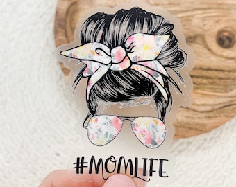 Messy Bun Decal | Etsy