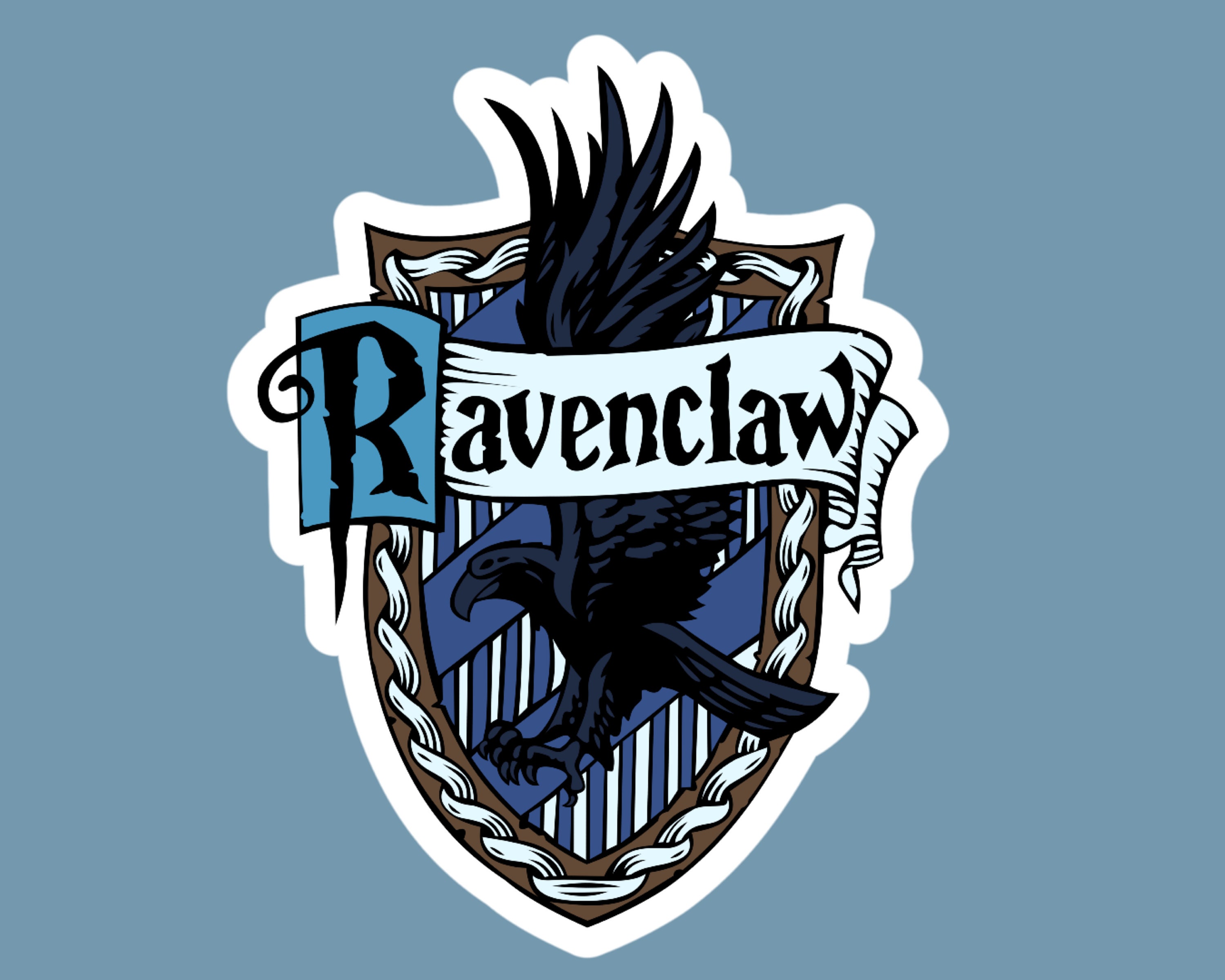Ravenclaw House Sticker Harry Potter Stickers Stickers For | Etsy