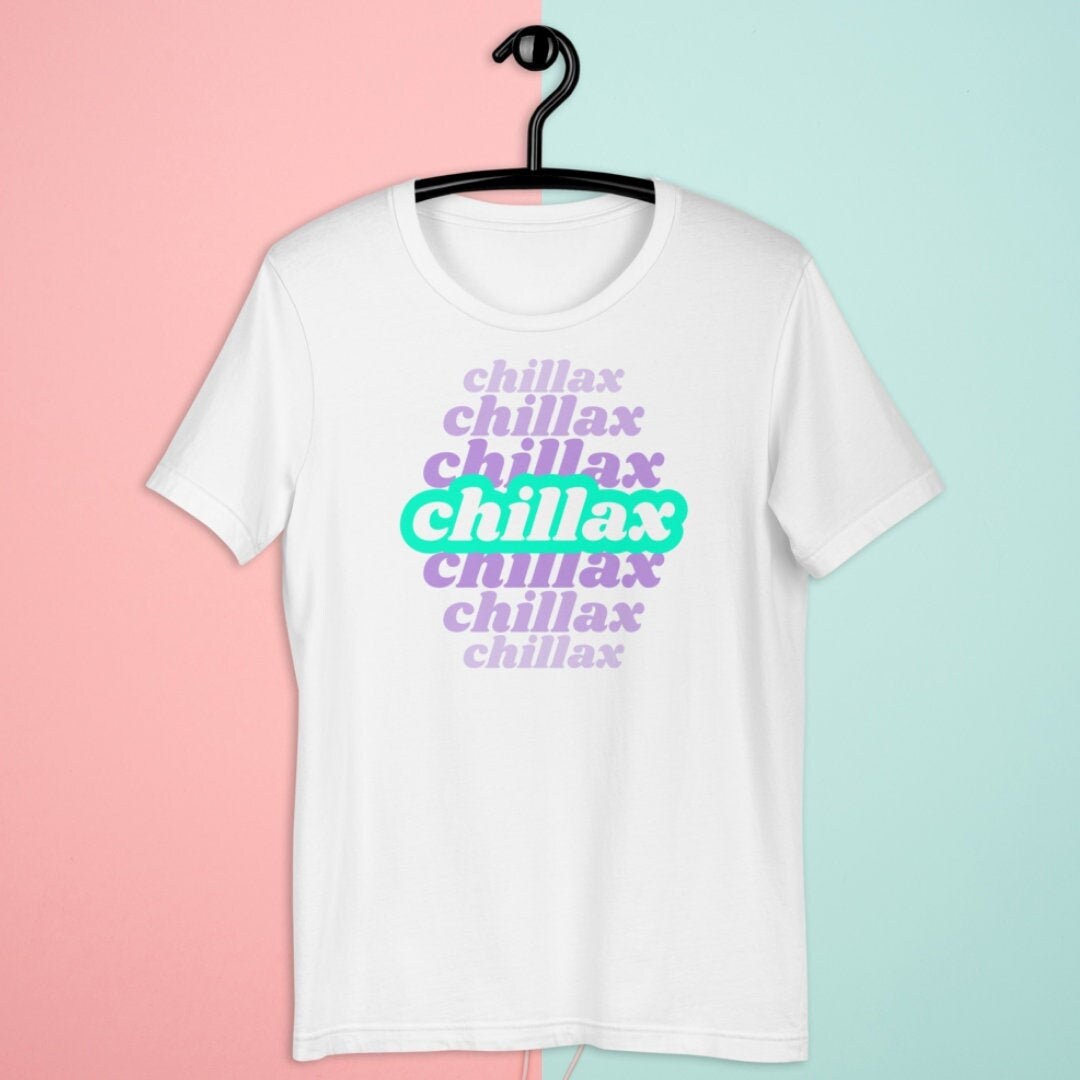 CHILLAX T-Shirt, Retro Style, Chill Shirt, Lustiges Shirt, Geschenk für ...