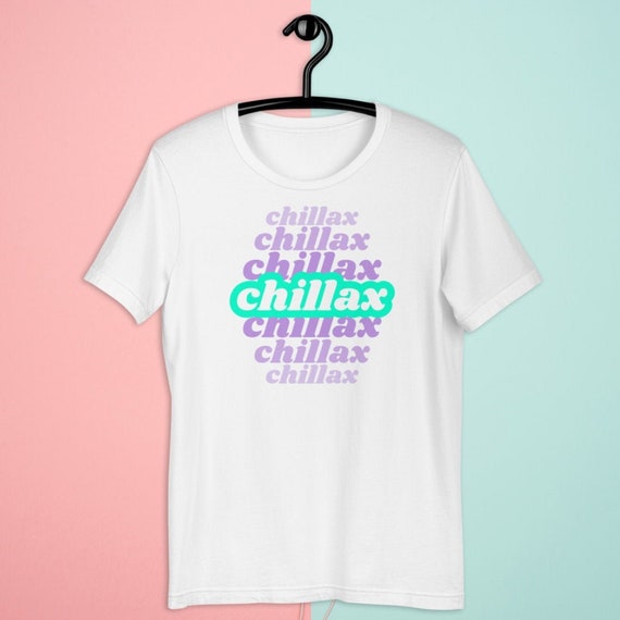 CHILLAX T-Shirt Retro Style Chill Shirt Lustiges Shirt - Etsy.de