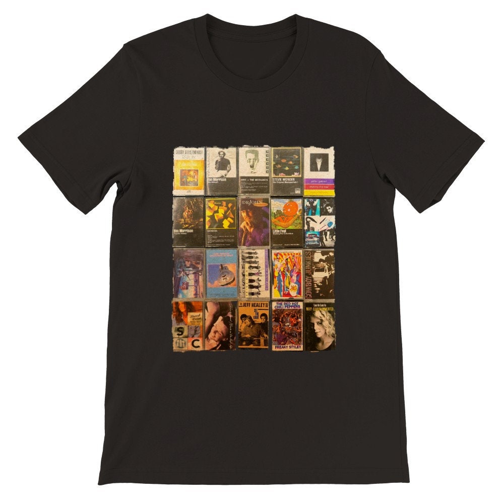 Rock Cassettes T-shirt, Vintage Shirt, Rock Band Tshirt, Unisex Tee ...