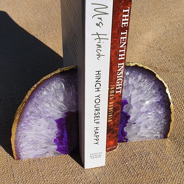 Agate Bookends - Etsy