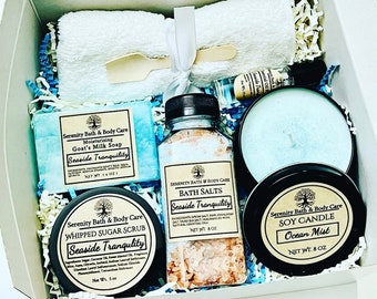 Christmas Spa Gift Basket - Etsy