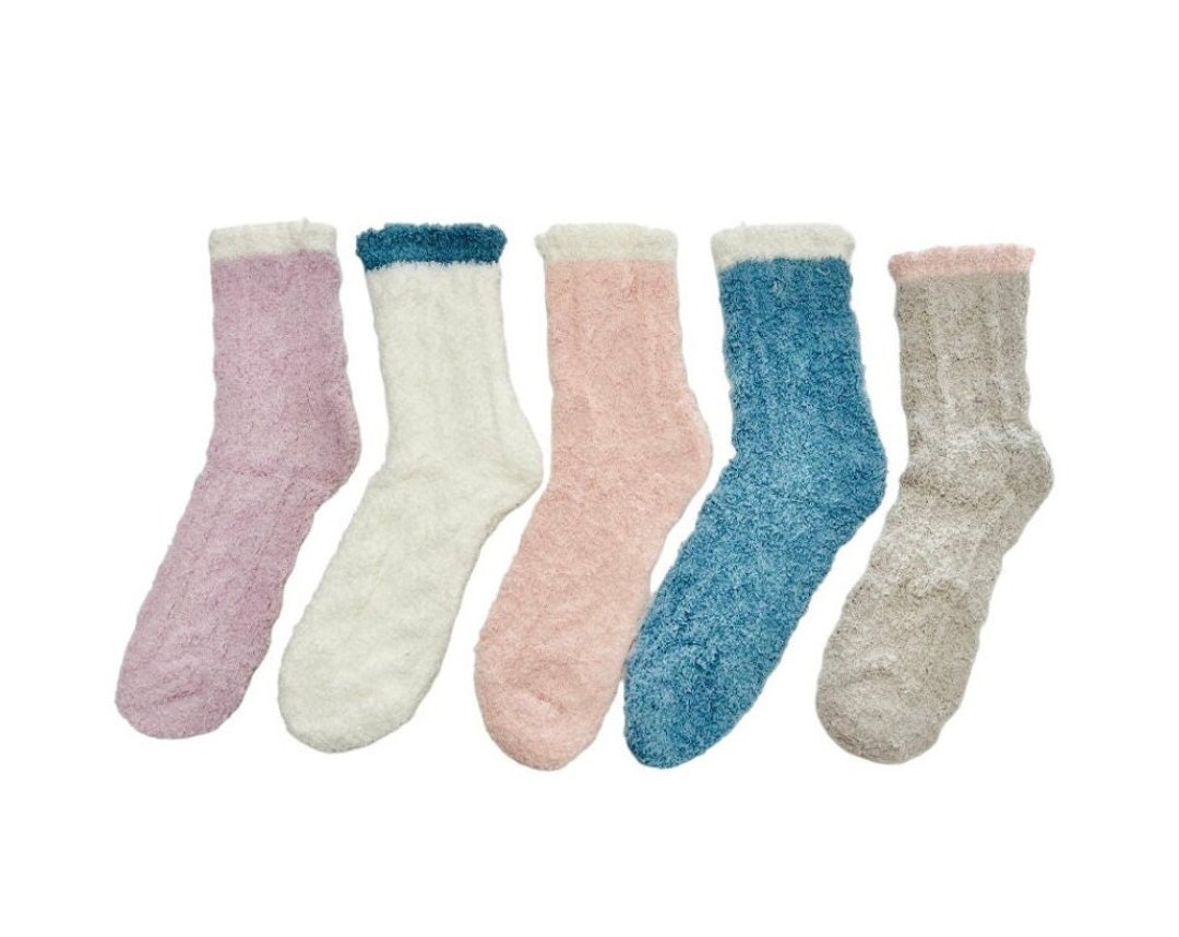 Fuzzy Socks -- Variety of Colors -- Build Your Box Add On - Etsy