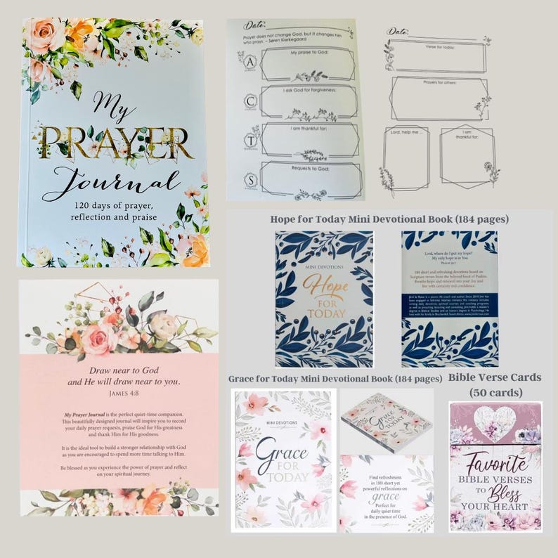 Christian Devotional Care Package, Christian Gift Box for Women ...