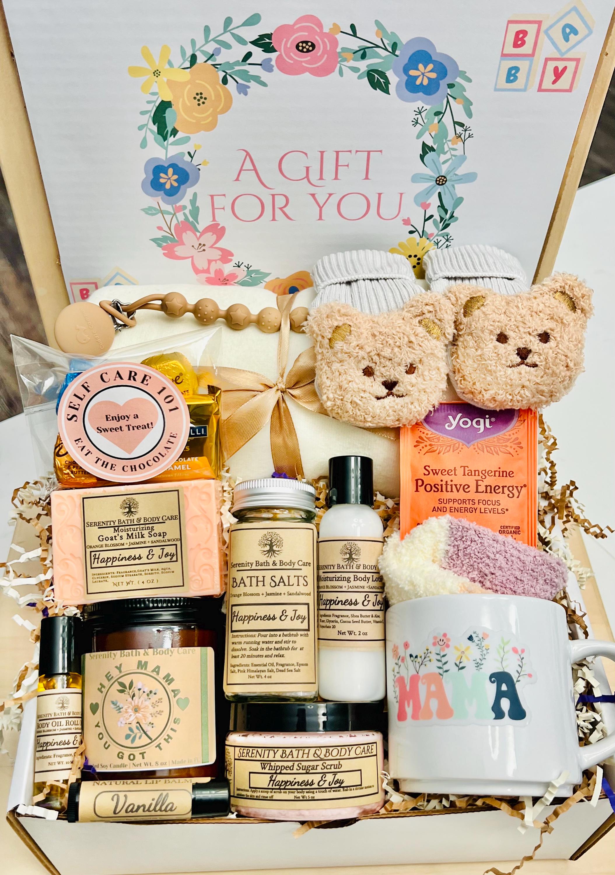 Cozy New Mom Gift Set, Pregnancy Gift, Baby Shower Gift, Spa Gift ...
