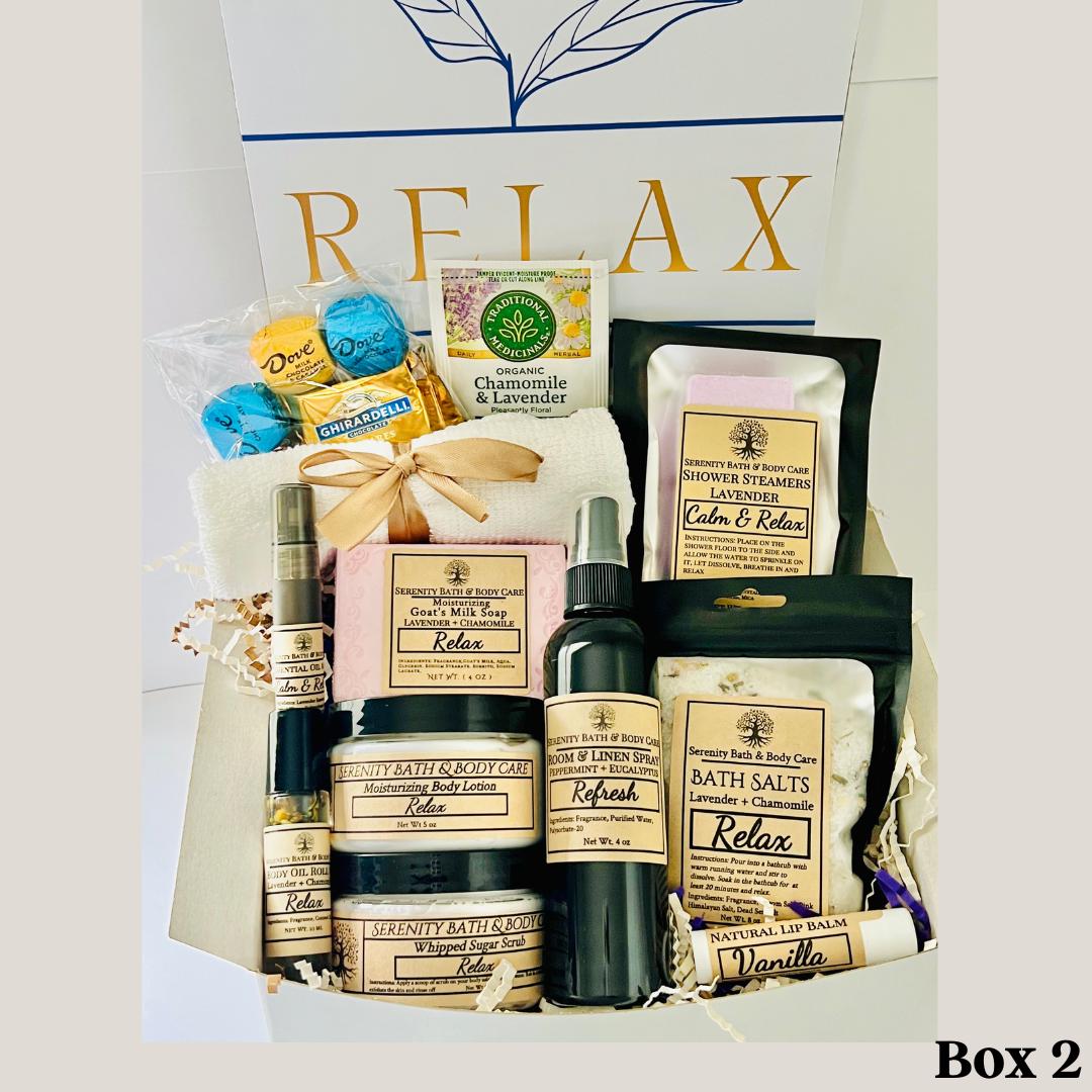 Luxury Relax Spa Gift Box for Women- Christmas Gift, Birthday Gift ...