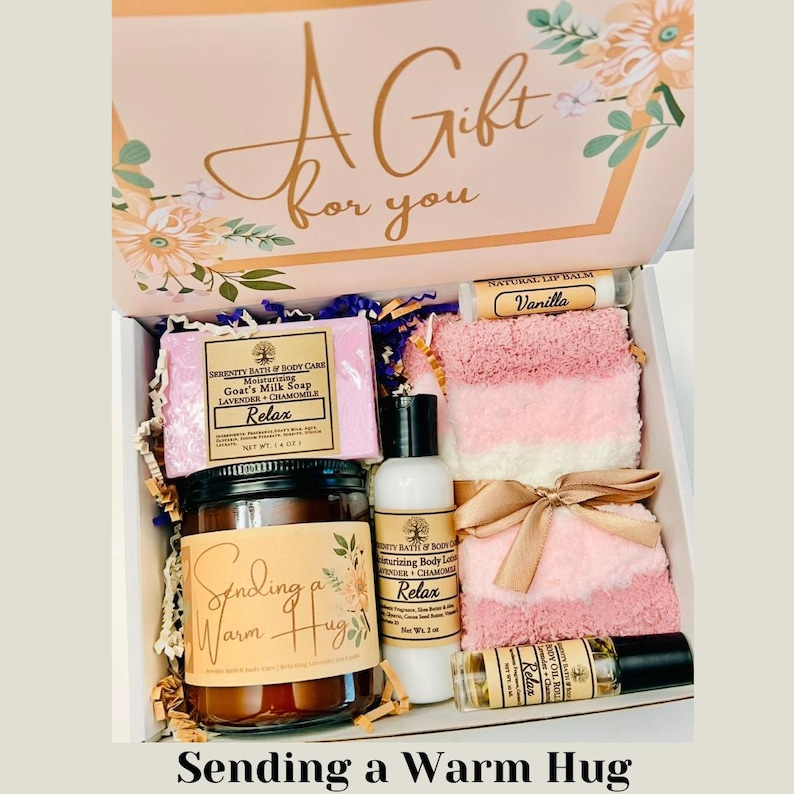 Luxury Spa Gift Boxes for Women – Self Care Gift, Relaxation Box ...