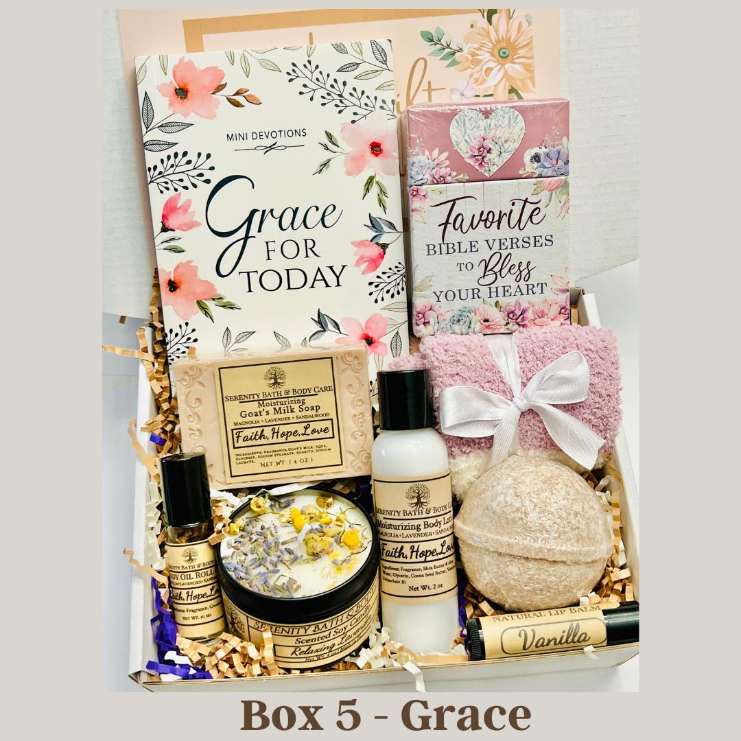 Inspirational Bible Verse Spa Gift Box, Christian Gifts for Women Faith ...