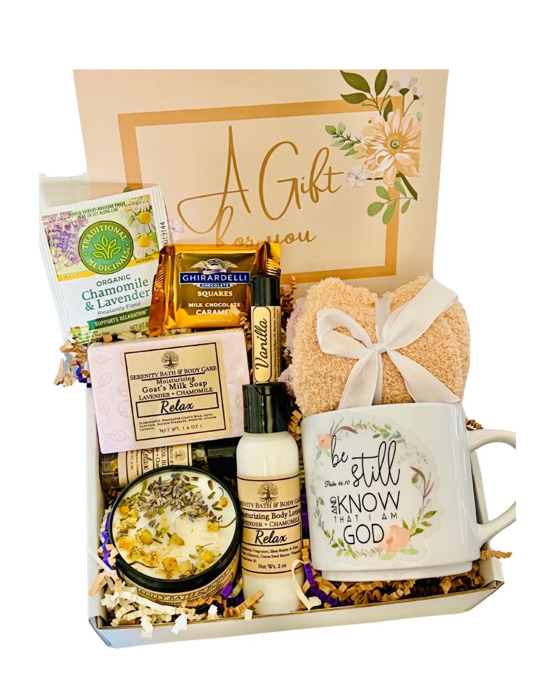 Christian Spa Gift Box for Women, Birthday Gift, Encouragement Gift ...