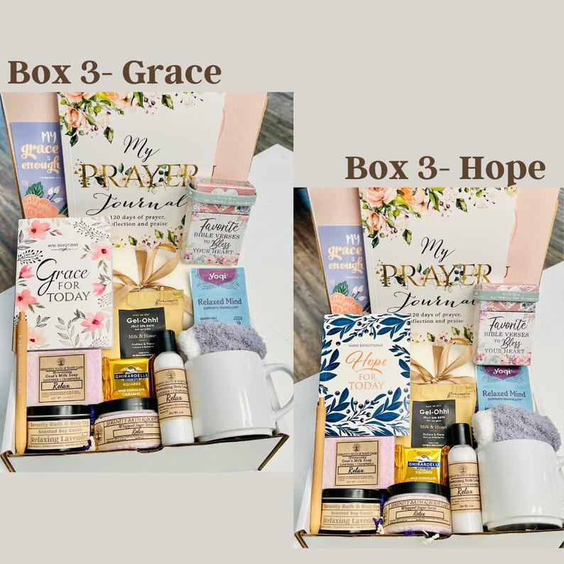 Christian Devotional Care Package, Christian Gift Box for Women ...