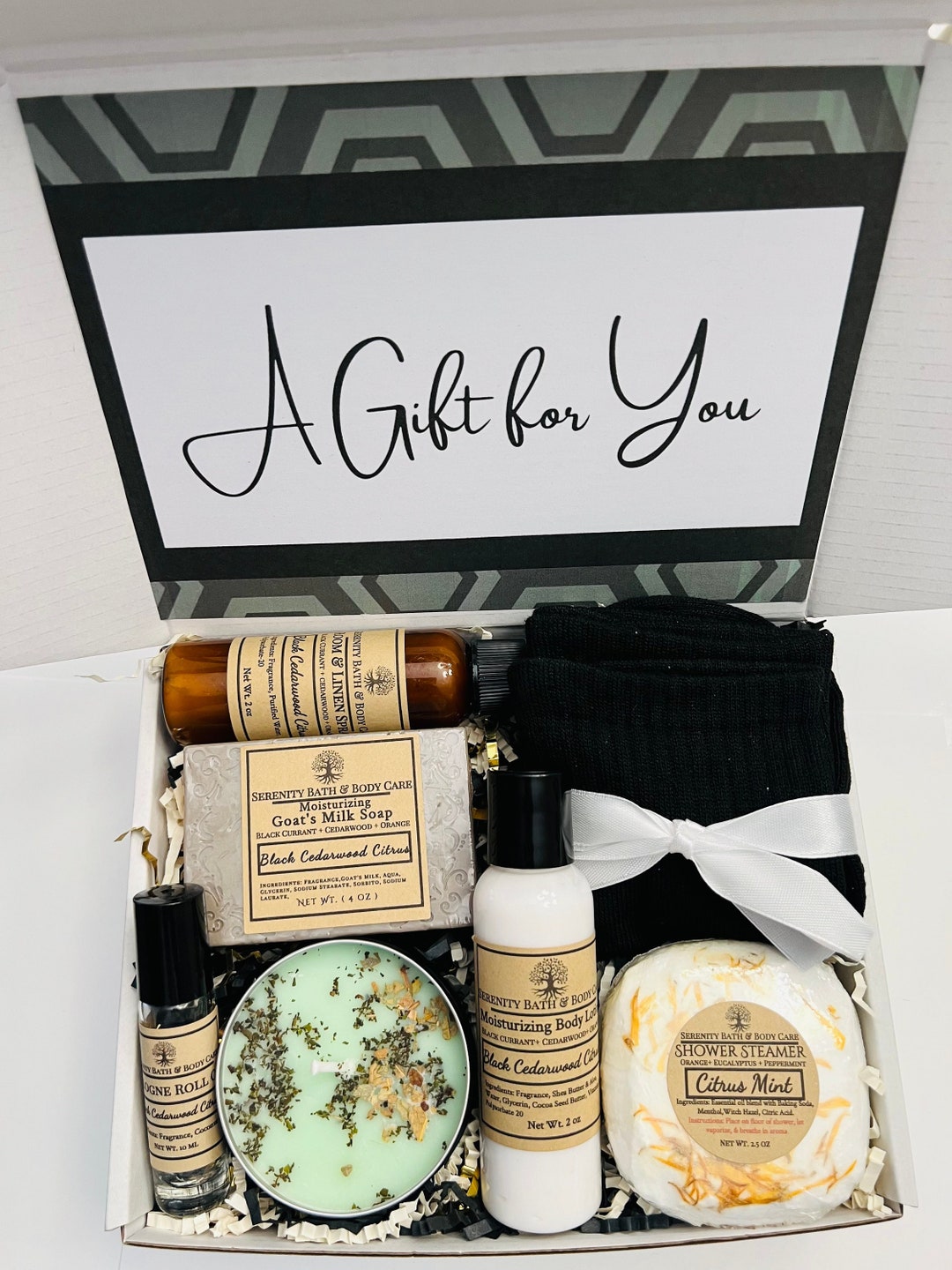 Men Spa Gift Set, Luxurious Self Care Kit for Him, Father's Day ...