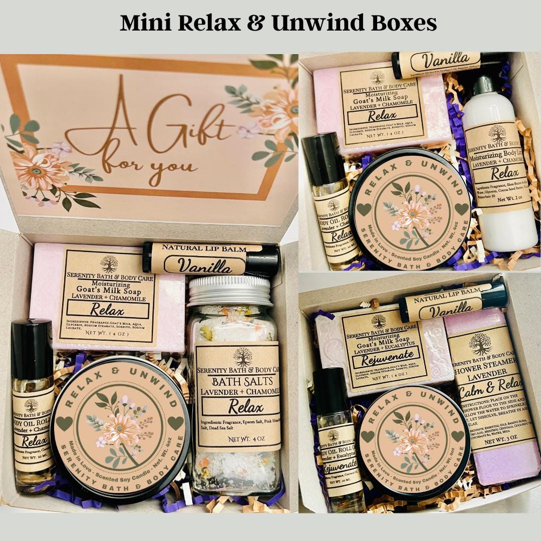 Mini Self Care Spa Gift Box | Employee Appreciation Gift | Thank You ...