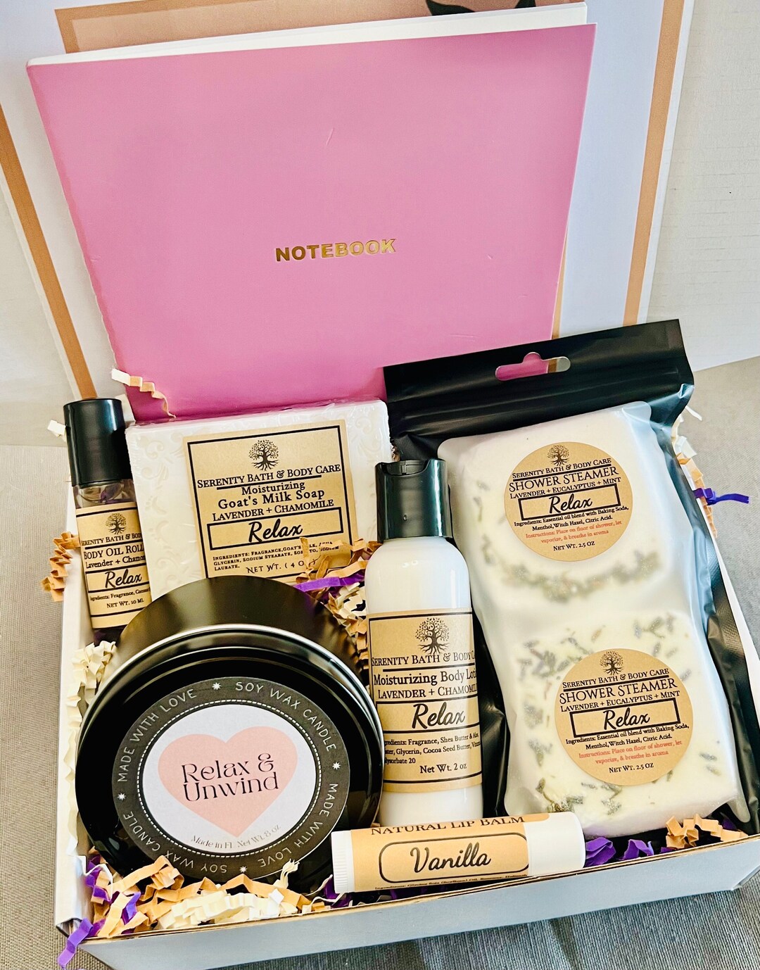 Relax & Unwind Spa Gift Box, Mom Gifts, Thank You Gifts, You Got This ...