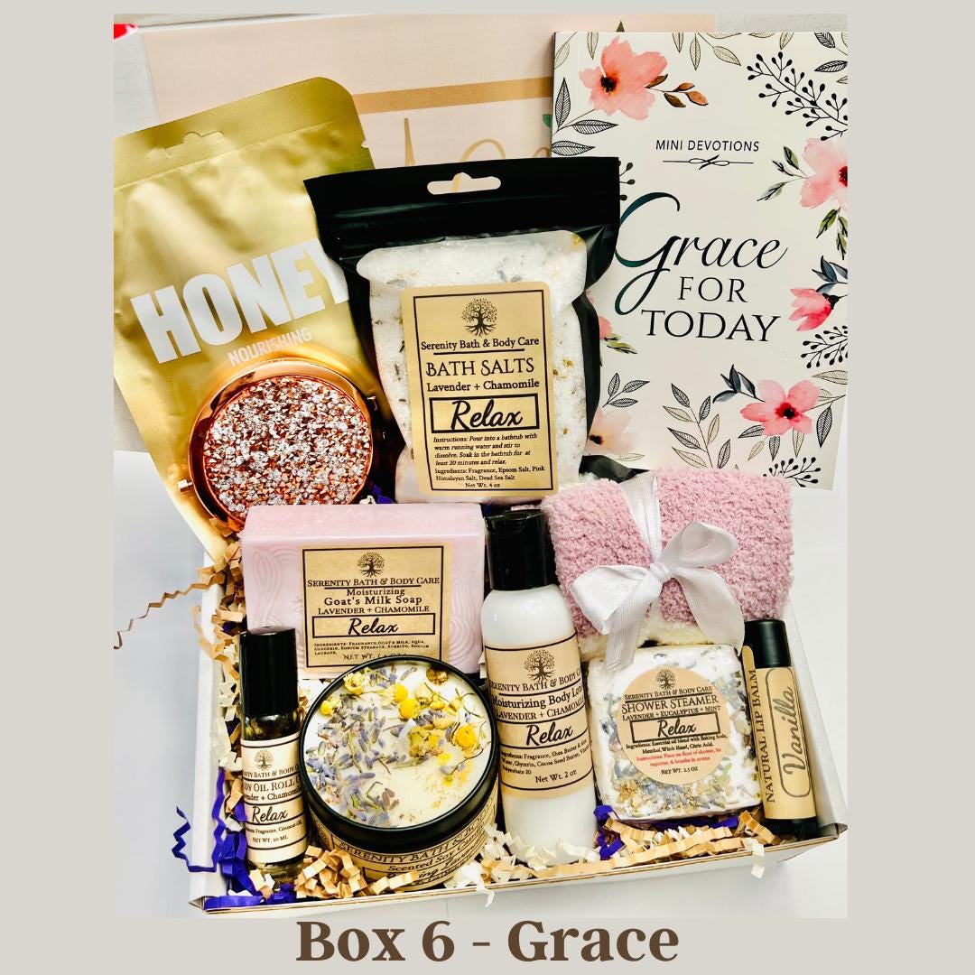 Inspirational Bible Verse Spa Gift Box, Christian Gifts for Women Faith ...