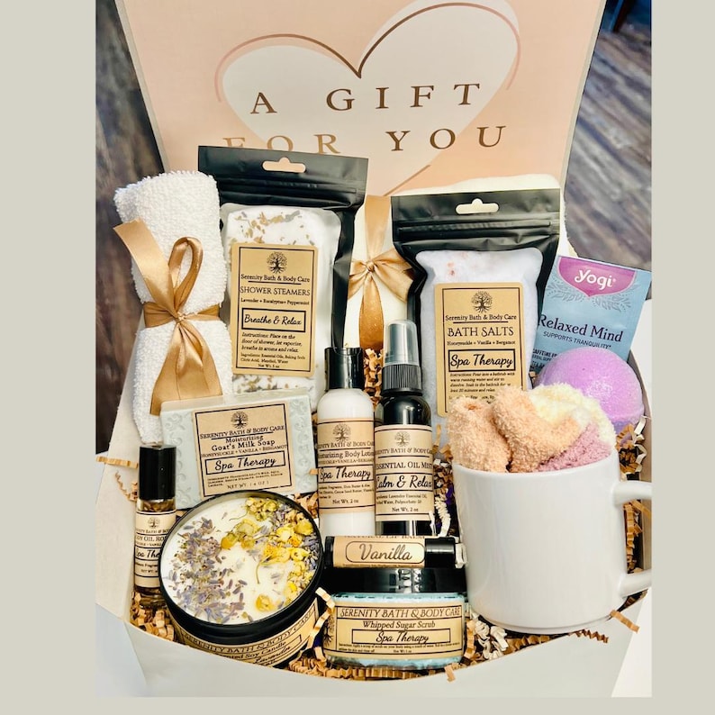 Deluxe Spa Gift for Her, Sympathy Gift Box, Birthday Gift Box, Thinking ...