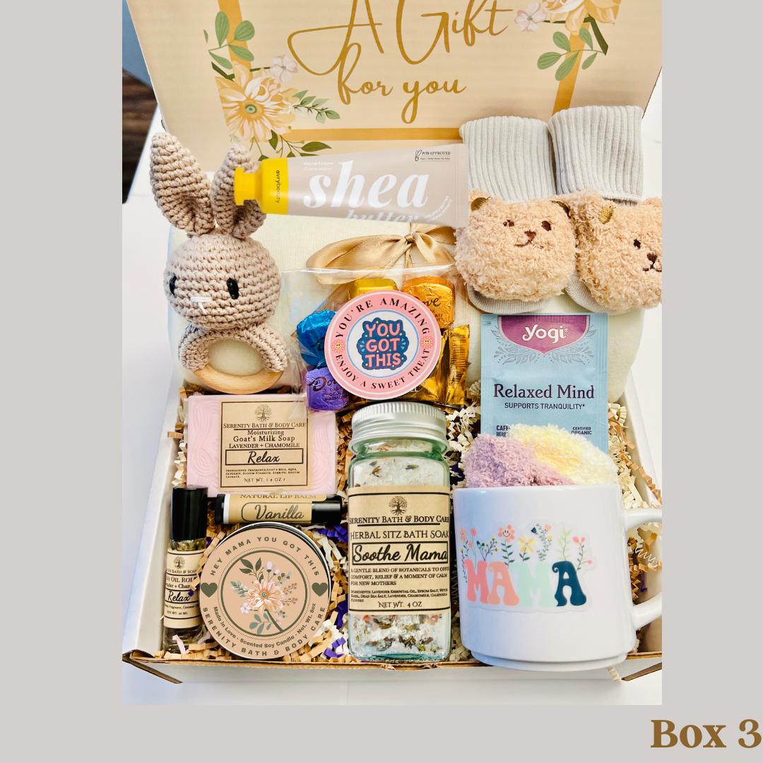 New Mom Spa Gift Box, Pregnancy Gift, New Baby Gift, New Mom Self Care ...