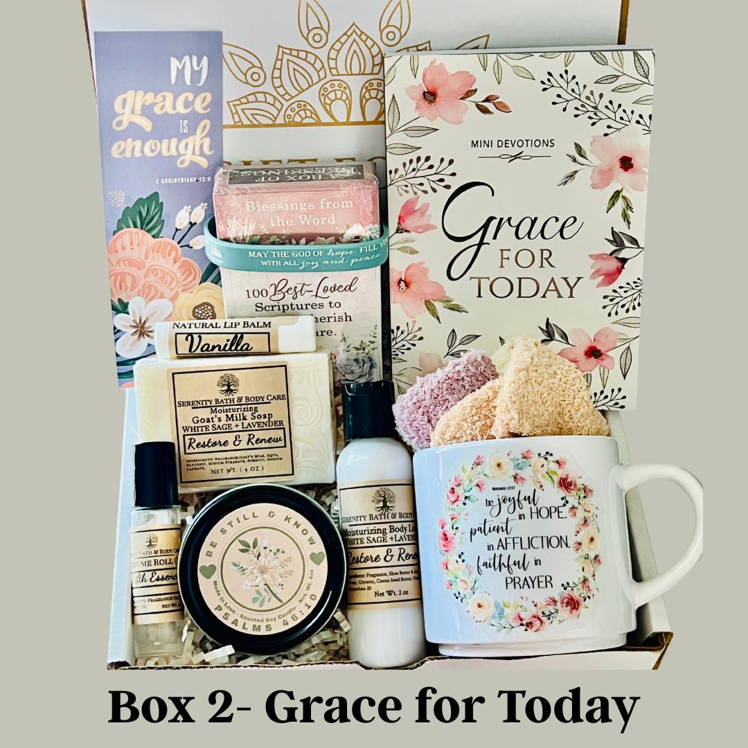 Christian Self-care Gift Box for Women – Faith Devotional Spa Set ...