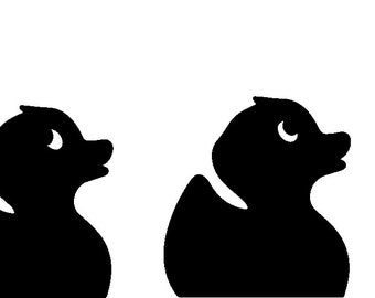 Duck Decal Compliments the Duck Me Badge DUCK ONLY Paper & Party ...