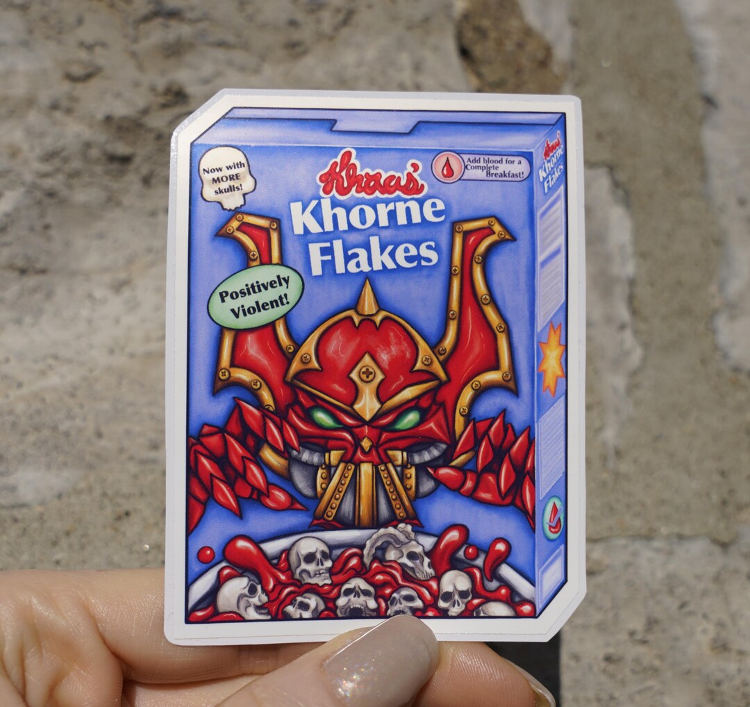 Khaos "corn" Flakes Sticker - Etsy