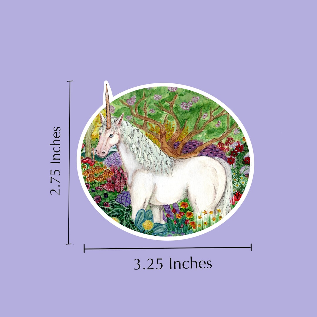 Unicorn Sticker - Etsy
