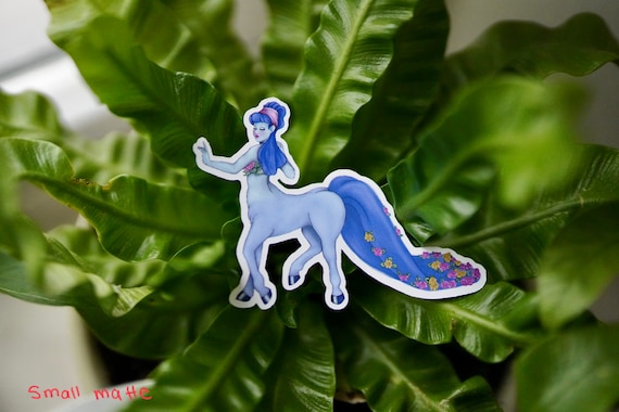 Blue Centaur Sticker | Etsy