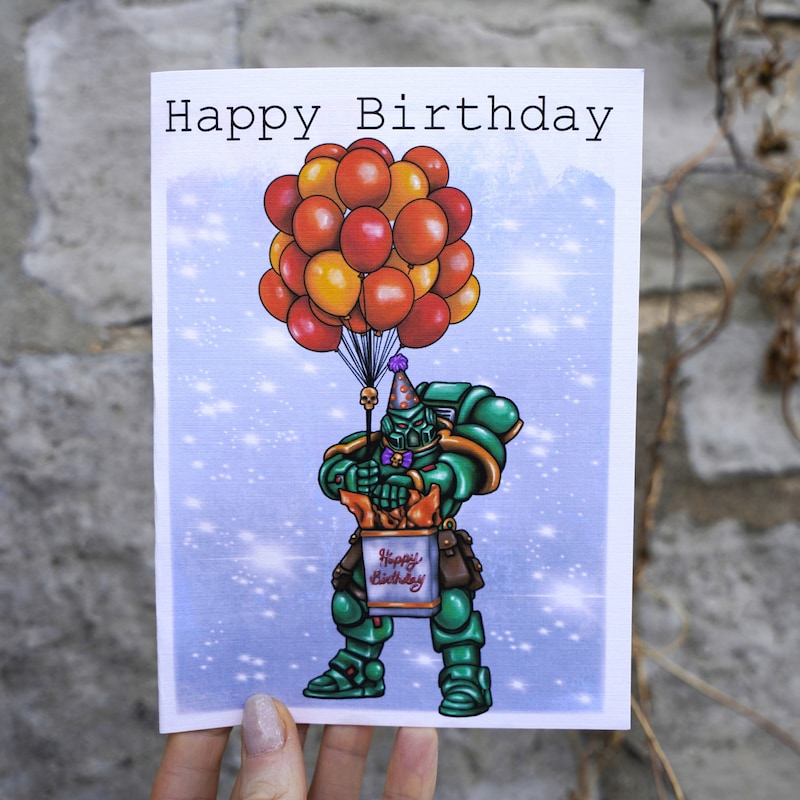 Warhammer40k Birthday Card - Etsy UK