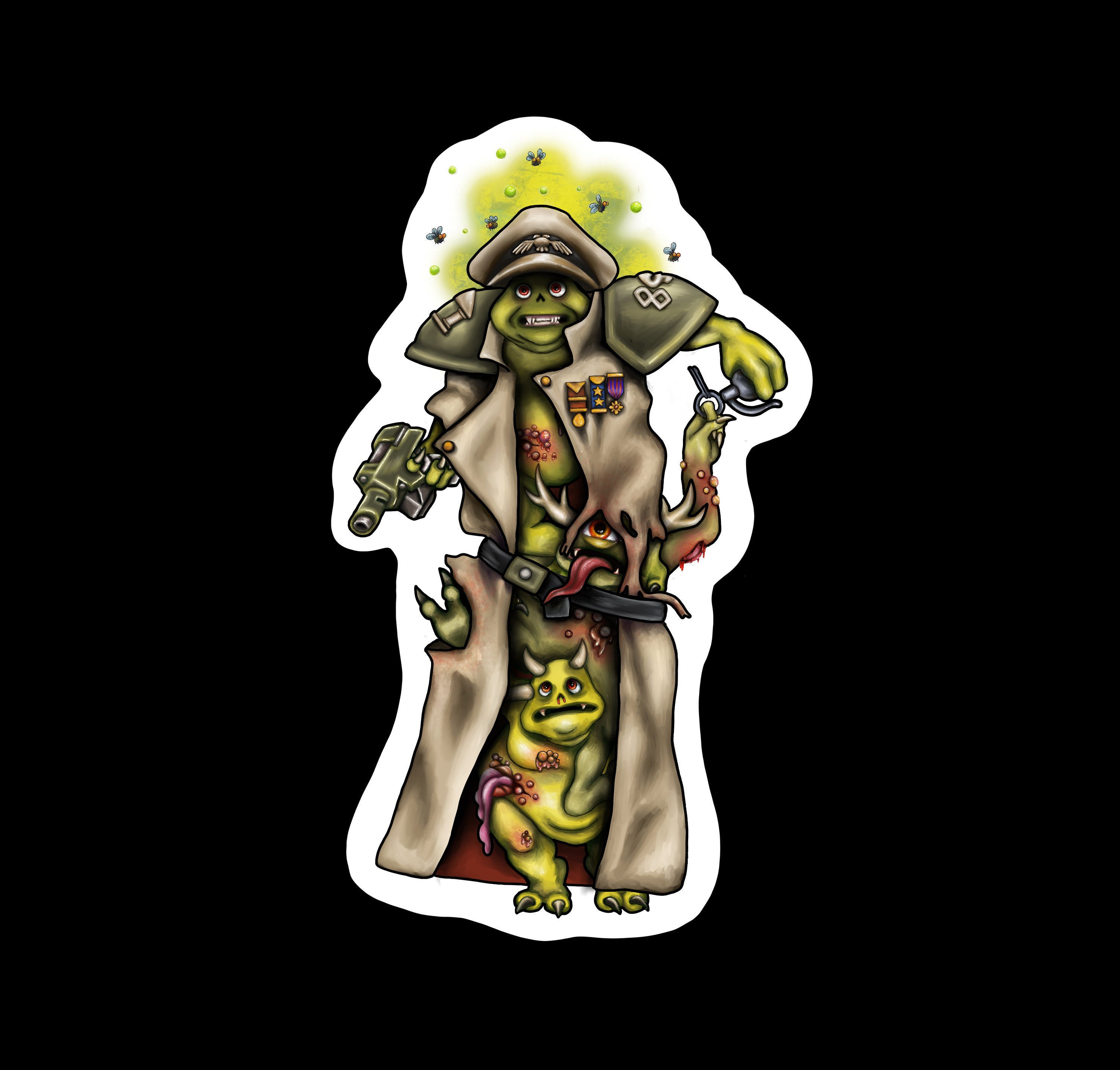 Three "little Unclean Ones" in a Trench Coat - Etsy