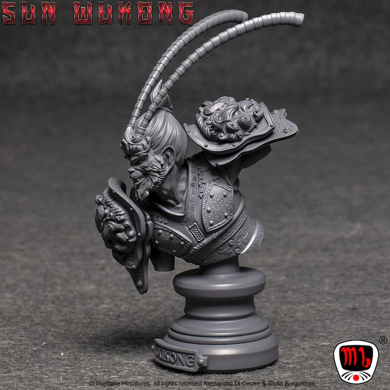 Sun Wukong Bust Resin Kit - Etsy