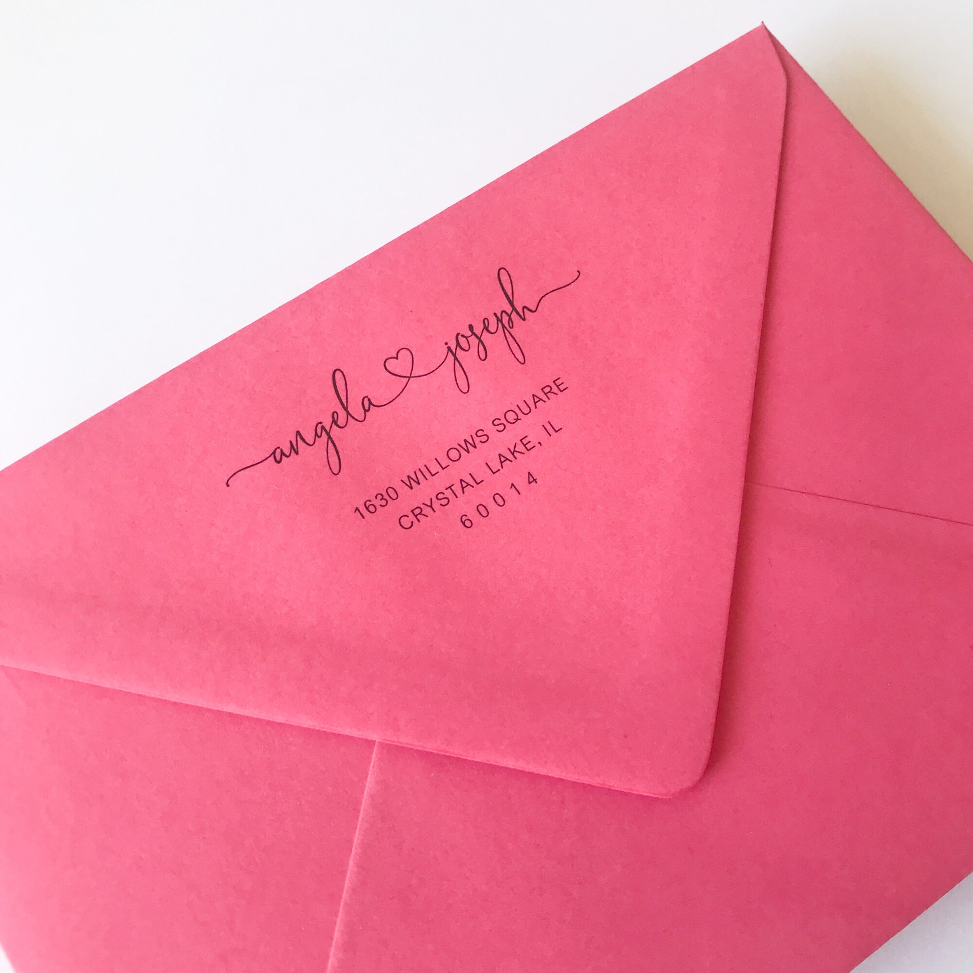 Envelope Return & Guest Address Printing Add On. Personalized Envelope ...