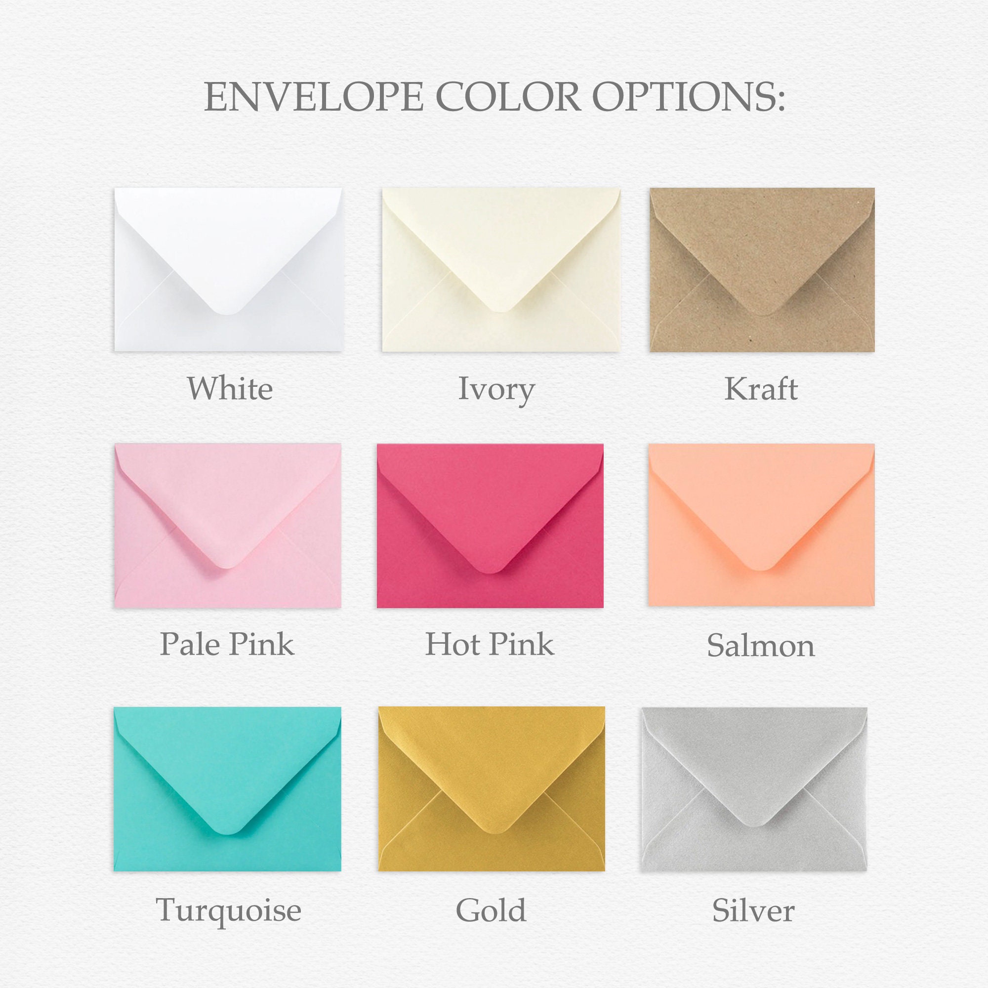 Envelope Return & Guest Address Printing Add On. Personalized Envelope ...