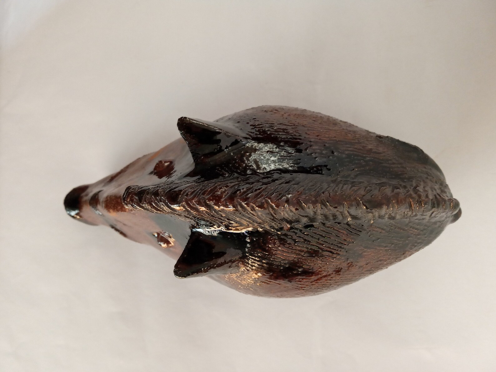 Ceramic Wild Boar, Glazed Ceramic Figure, Pig Figure, Handmade Ceramics ...