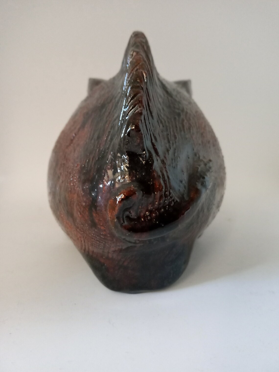 Ceramic Wild Boar, Glazed Ceramic Figure, Pig Figure, Handmade Ceramics ...