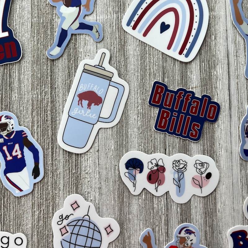 Buffalo Bills Sticker Pack - Etsy