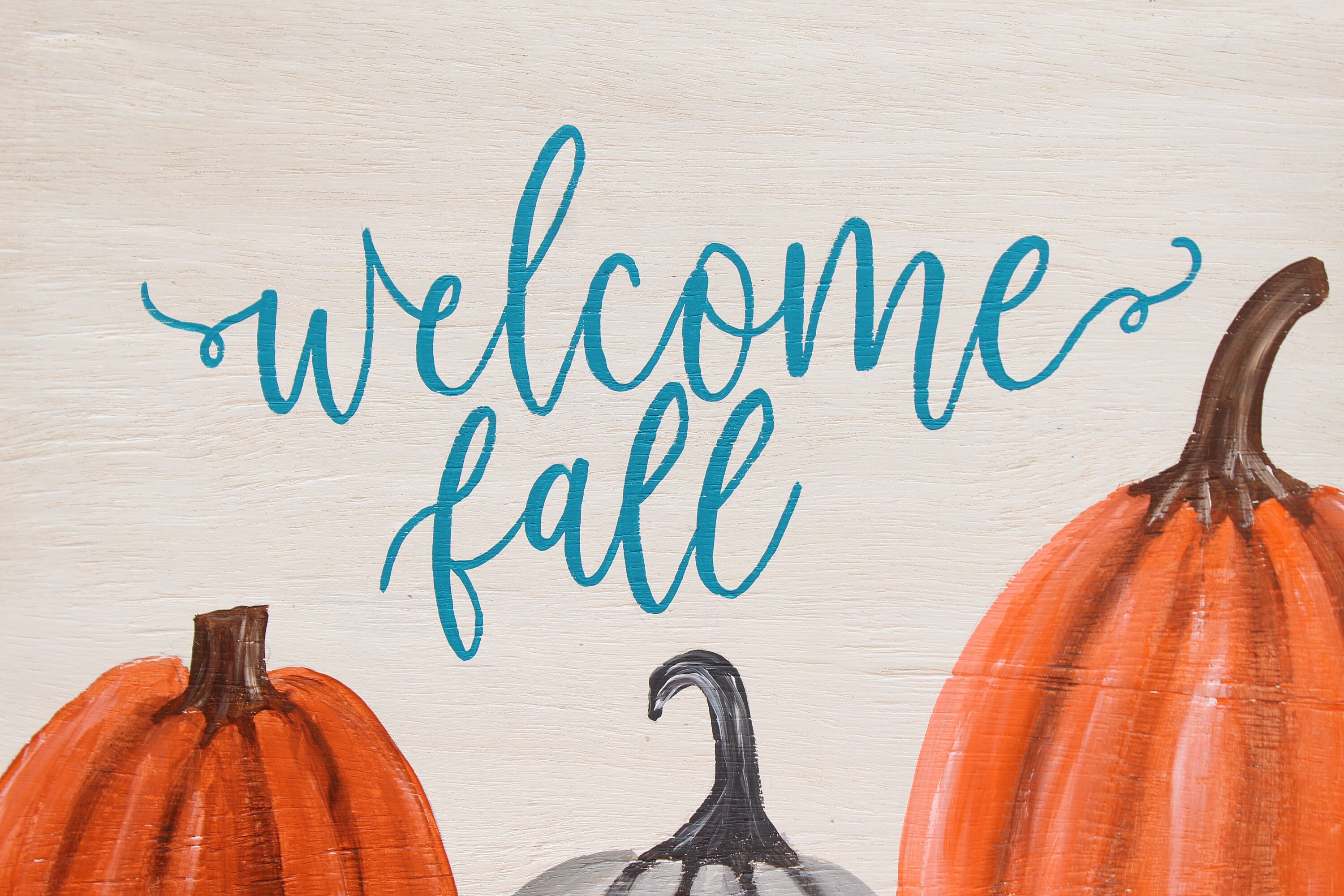 Welcome Fall Sign Welcome Fall Wall Art Fall Home Decor - Etsy