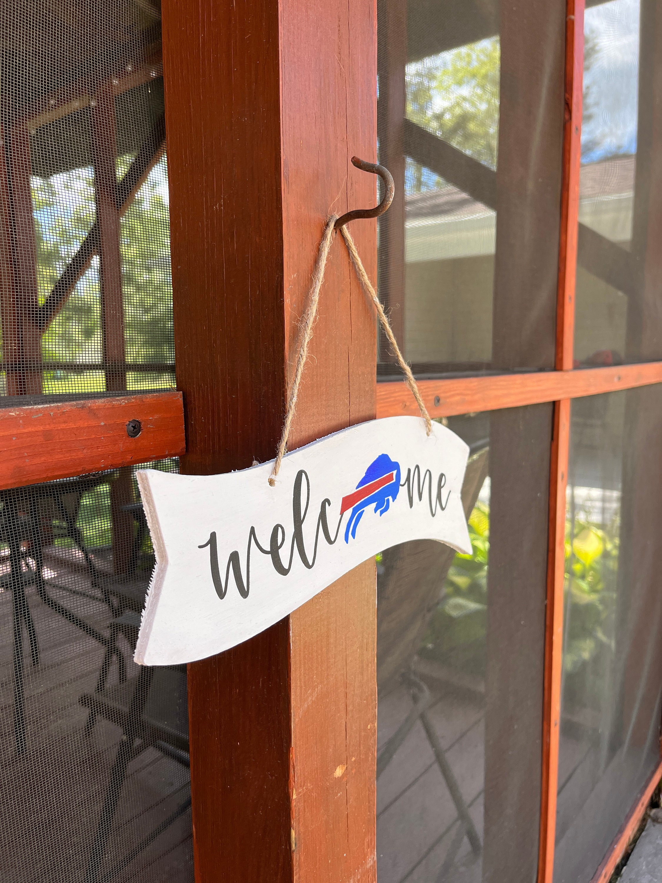 Buffalo Bills Sign Buffalo Bills Welcome Sign Buffalo - Etsy