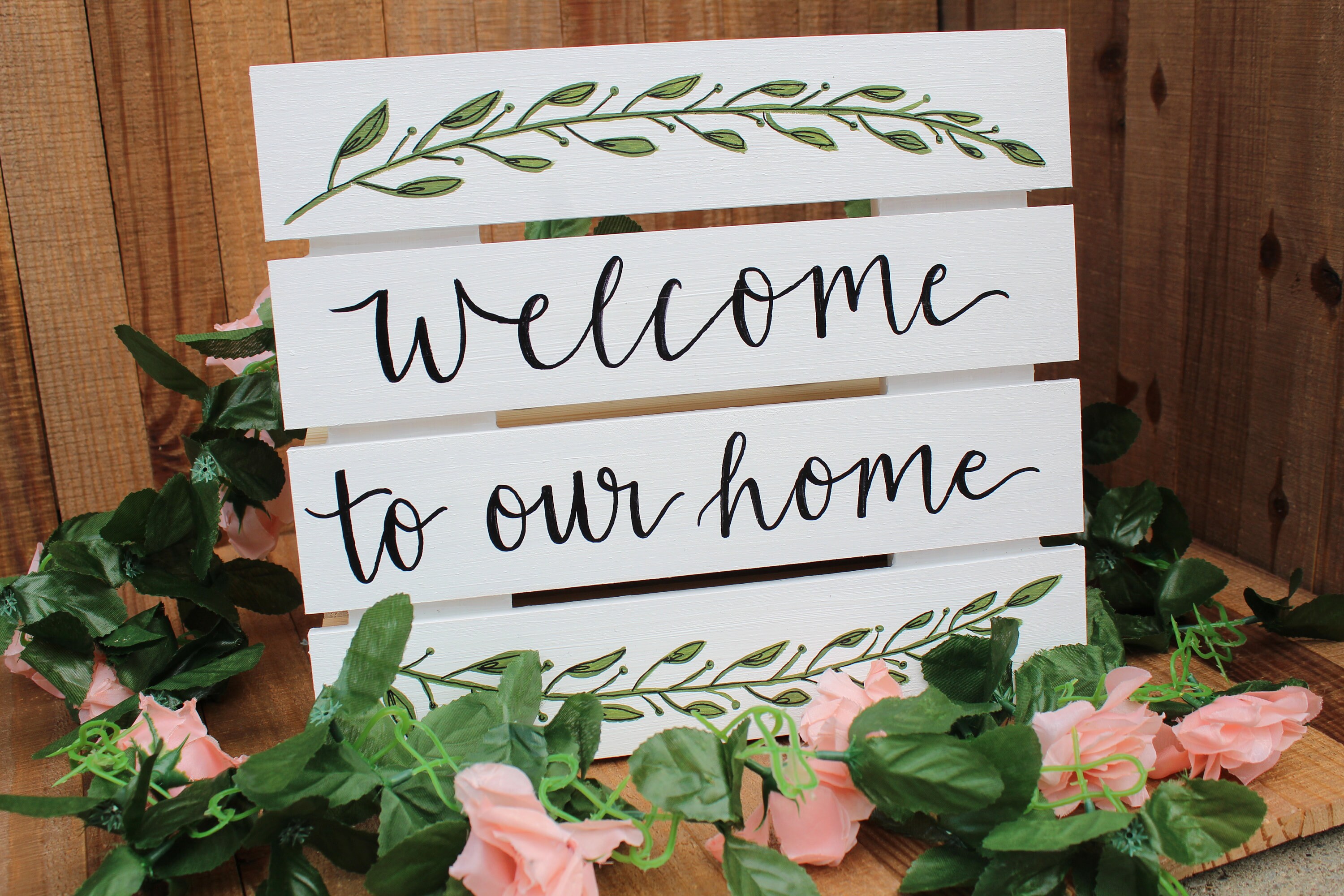 Welcome to Our Home Sign Welcome Sign Porch Welcome Sign - Etsy