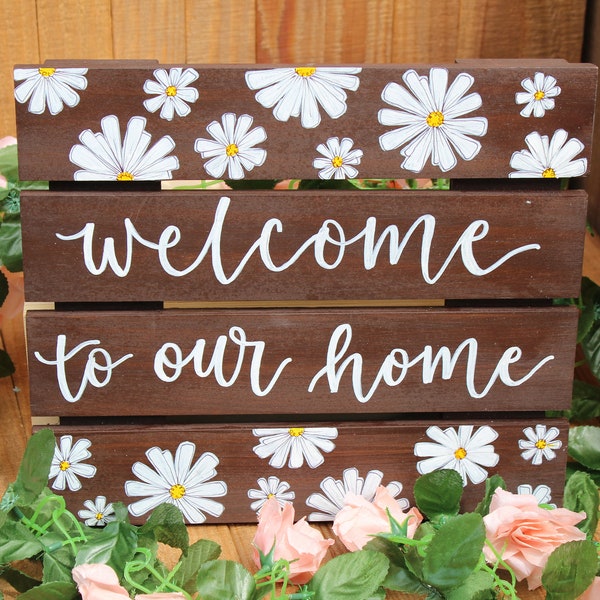 Painted Welcome Sign - Etsy