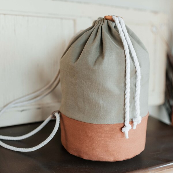 Canvas Rucksack - Etsy