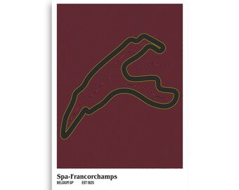 Spa Track Print - Etsy