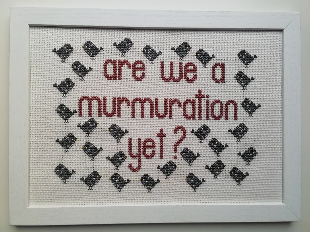 PDF Cross Stitch Pattern Murmuration - Etsy