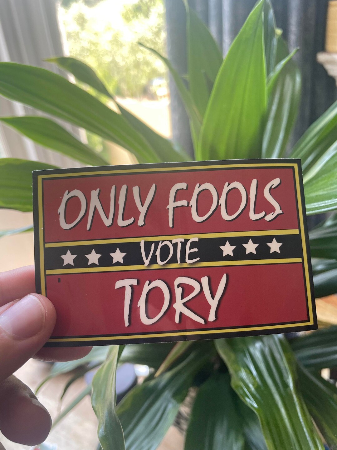 Only Fools Vote Tory Stickers Boris Johnson Tories Nobody - Etsy