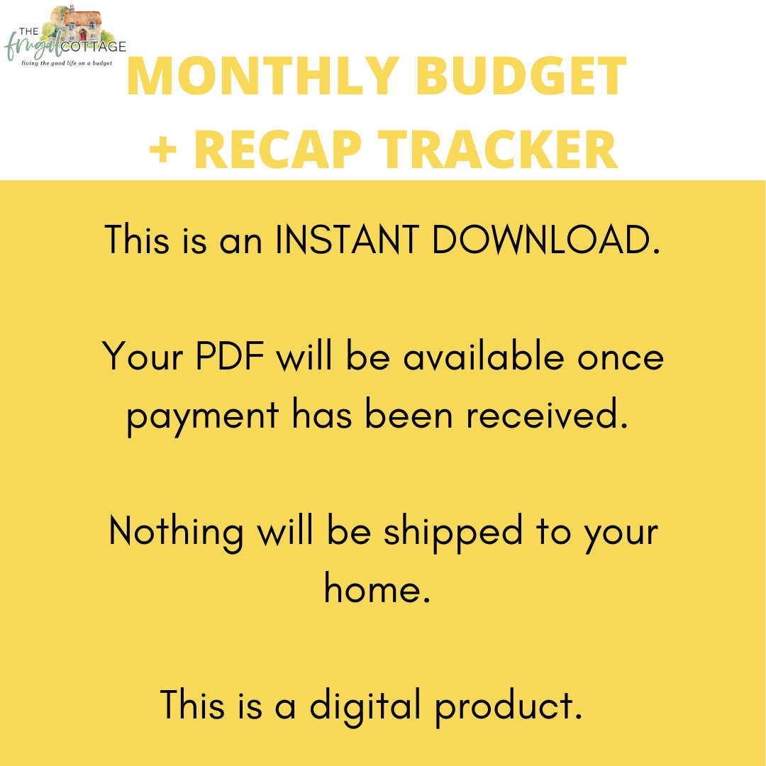 Monthly Budget Printable Budget Planner Monthly Budget Etsy Canada Monthly Budget Printable Budget Planner Monthly Budget Etsy Canada