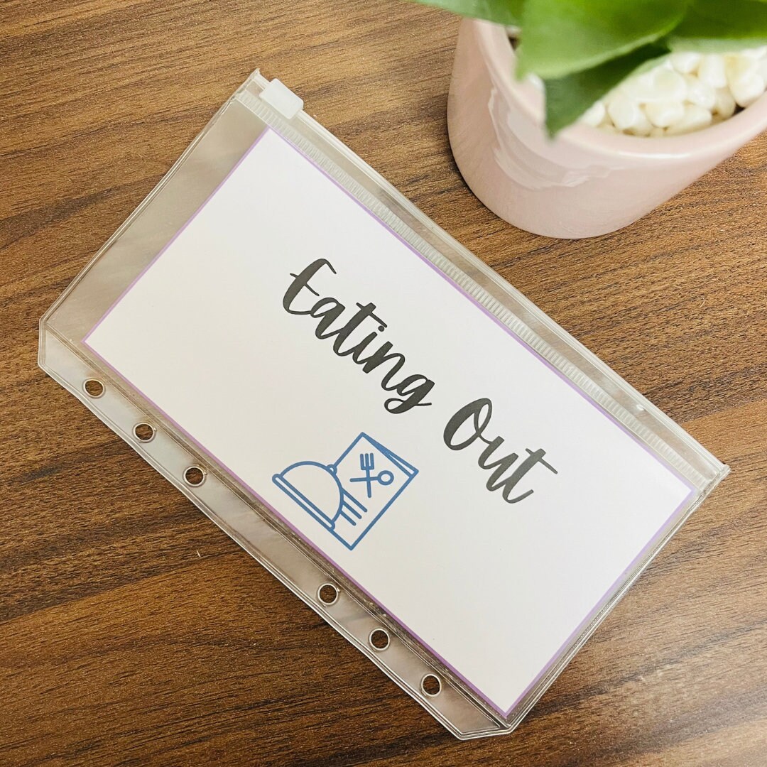 Eating Out Cash Envelope | Cash Stuffing, Cash Envelopes, Budgeting - Etsy