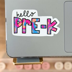 Pre-k Sticker | Preschool Sticker | Hello Pre-k | Back to School | Prek ...