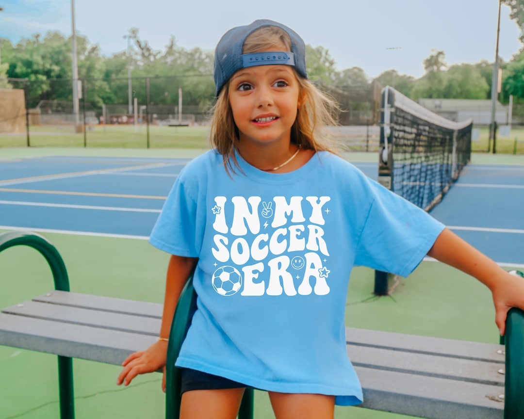 In My Soccer Era Girls Comfort Colors Shirts, Soccer Youth Shirts ...