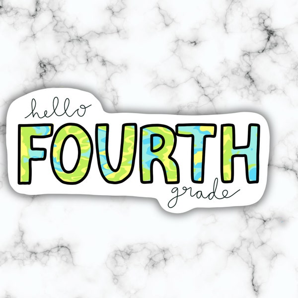 School Grade Sticker - Etsy