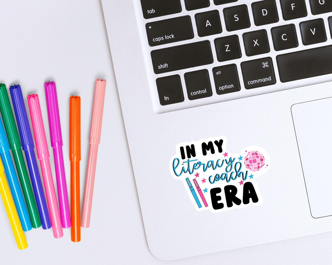 In My Literacy Coach Era Sticker | Teacher Coach Vinyl Sticker ...