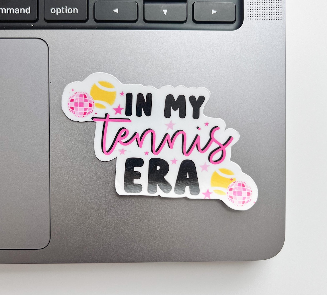 In My Tennis Era Sticker – Tennis Player Gift – Waterproof Vinyl ...